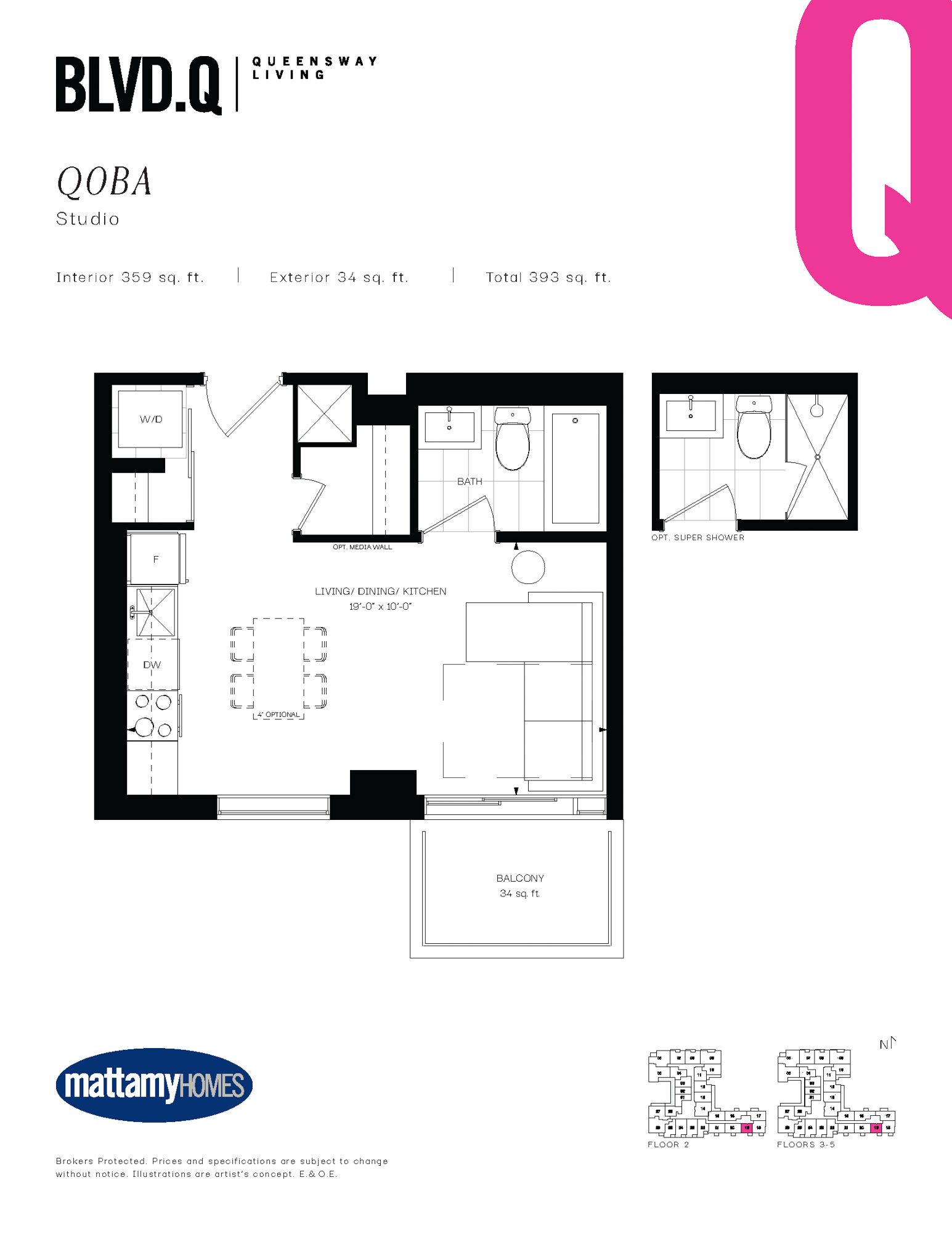 The Q0BA plan in Etobicoke, ON: Welcome to BLVD. Q | Mattamy Homes