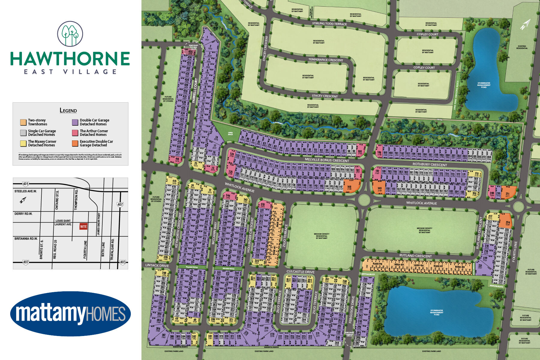 Hawthorne East Village - New Homes In Milton | Mattamy Homes