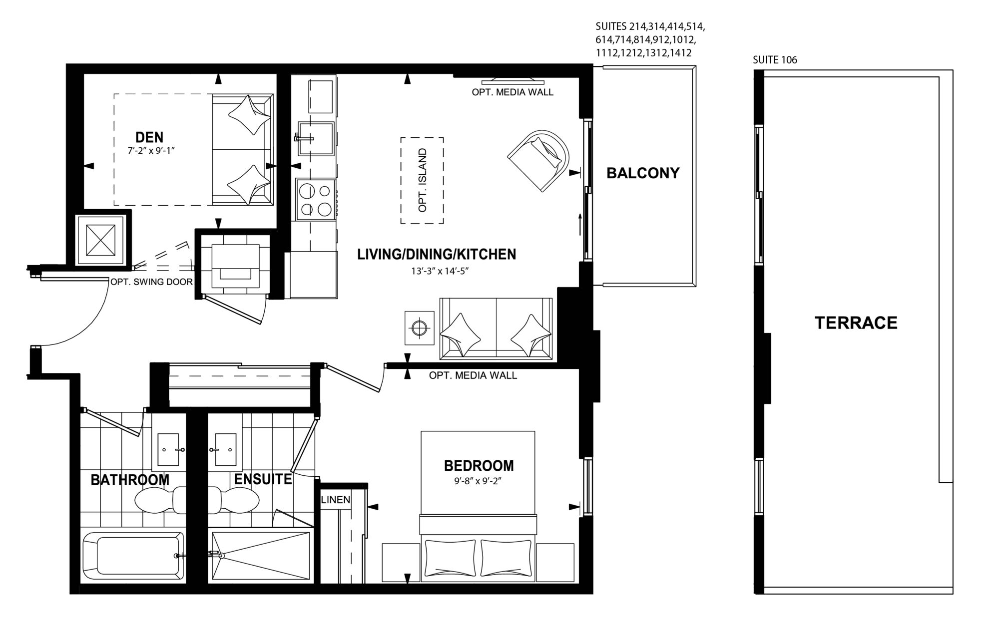 The 1Bdm plan in Milton, : Welcome to The Laurels | Mattamy Homes